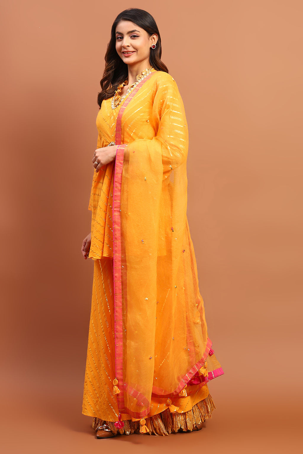 Cotton Lines Mustard Suit. – shop soniyag